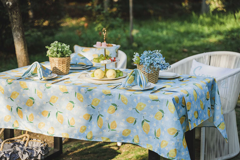 Summer Print Tablecloth - Olive Home
