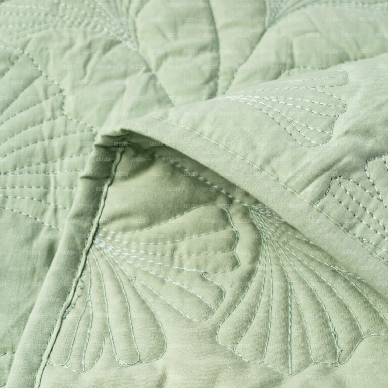 100% Organic Cotton Quilt - Olive Home