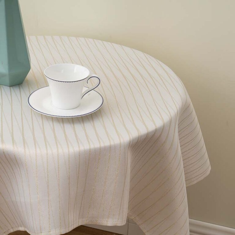 Custom Jacquard Damask Tablecloth - Olive Home