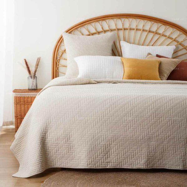 Cotton sage quilt
