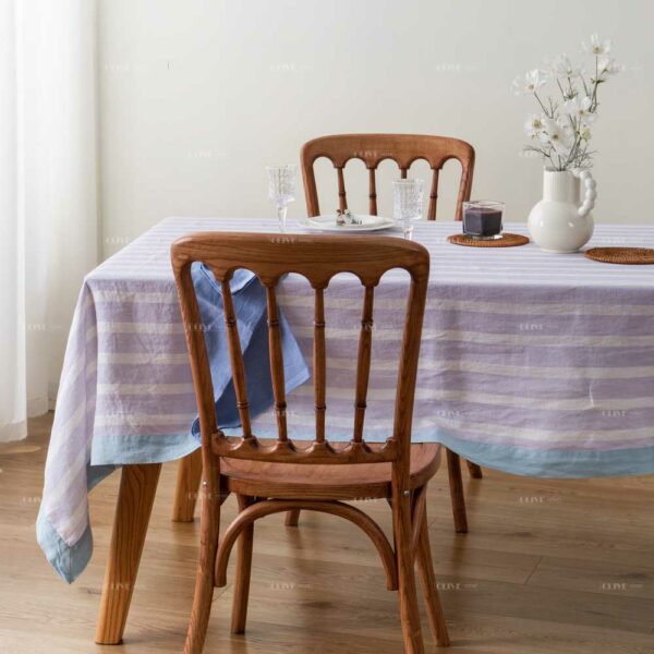 Gorgeous Outline Linen Tablecloth - Olive Home